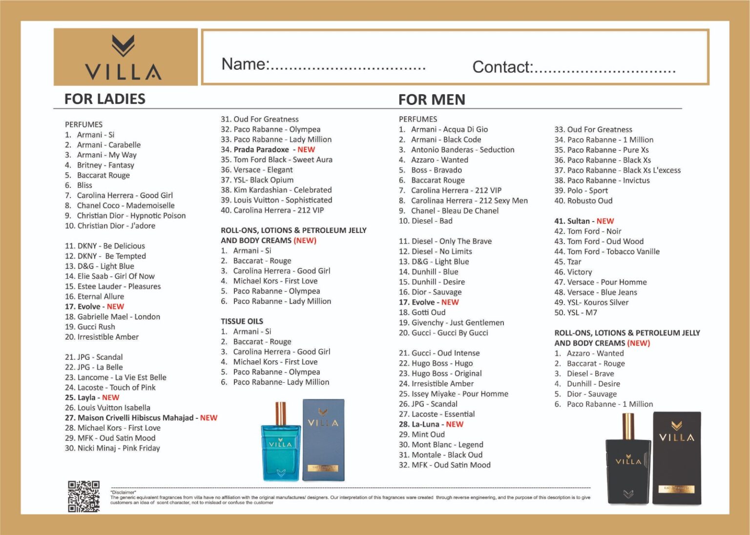 Villa Fragrances – Villa Fragrances, wholesale, stock, perfumes, lotions